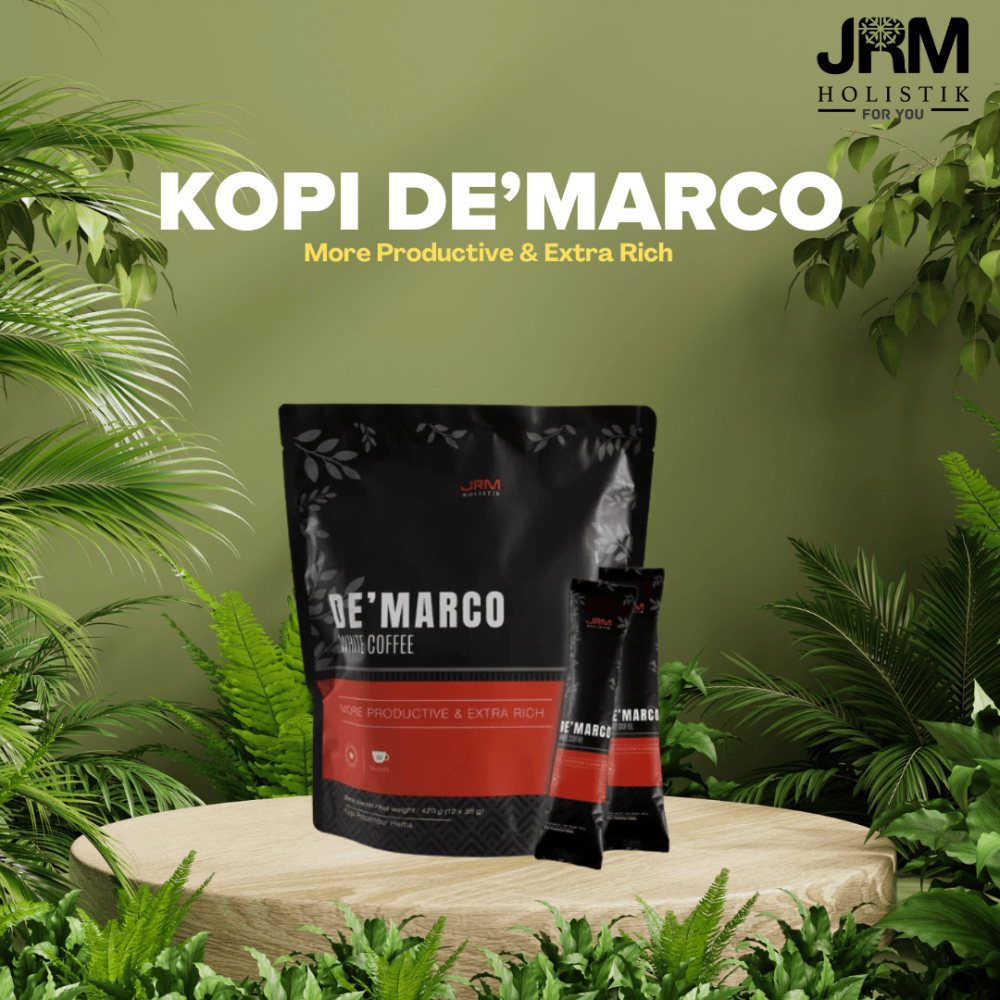 KOPI DE'MARCO WHITE COFEE - JRM Holistik 4u